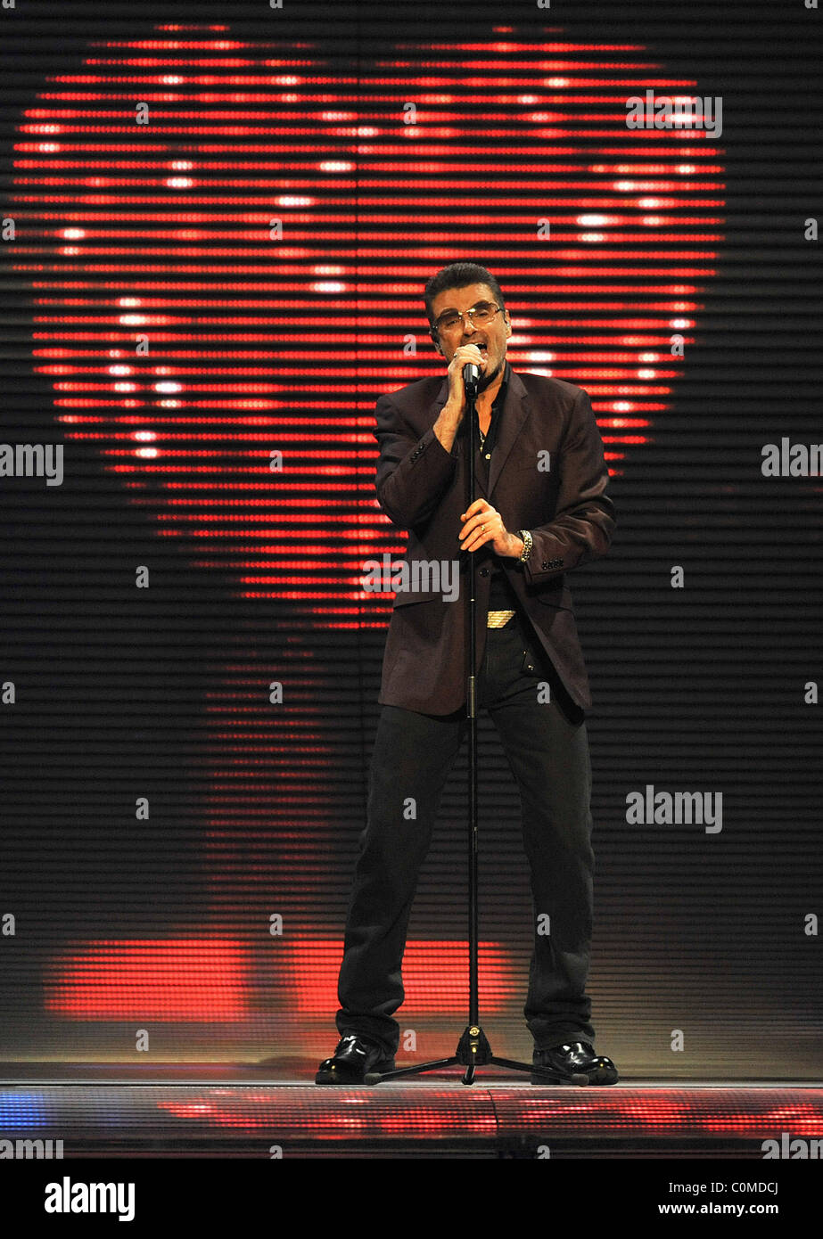 George Michael performs his last concert at Earls Court London, England ...
