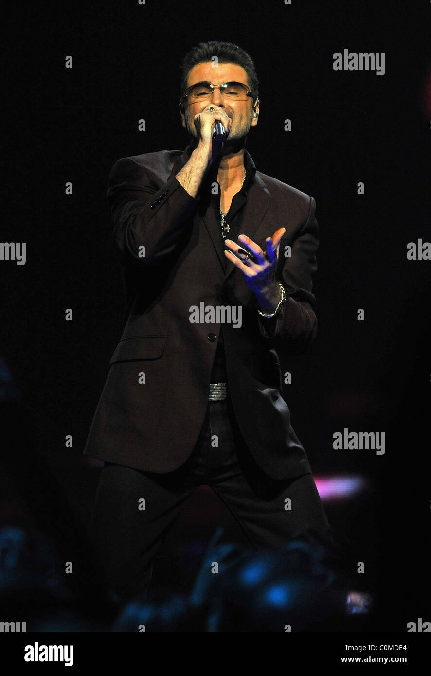 George Michael performs his last concert at Earls Court London, England ...