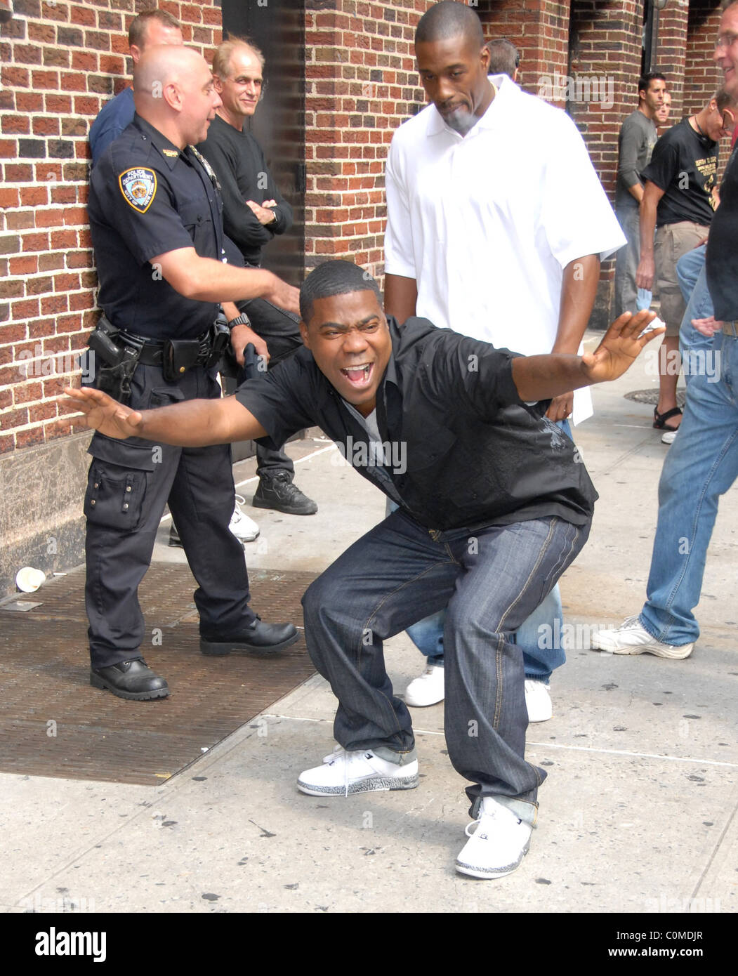 Tracy Morgan Celebrity guests outside CBS' 'Late Show with David ...