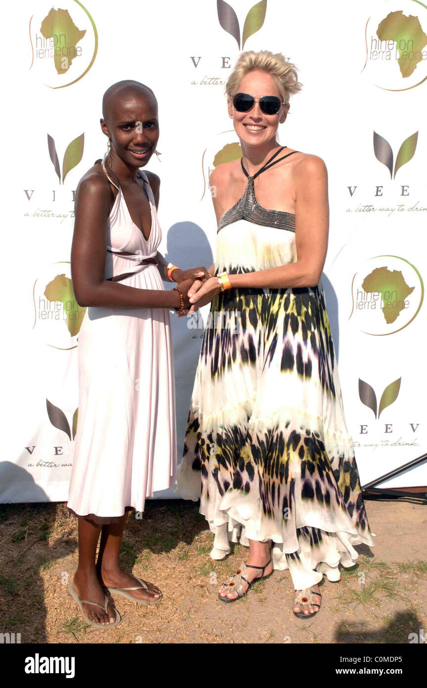 Tiffany Persons and Sharon Stone 'Casino Royale' hosted by Shine on ...