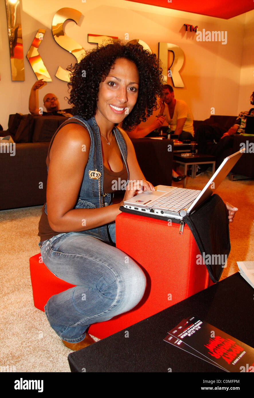 Jessica Wahls of No Angels at TrekStor VIP Lounge at IFA consumer ...