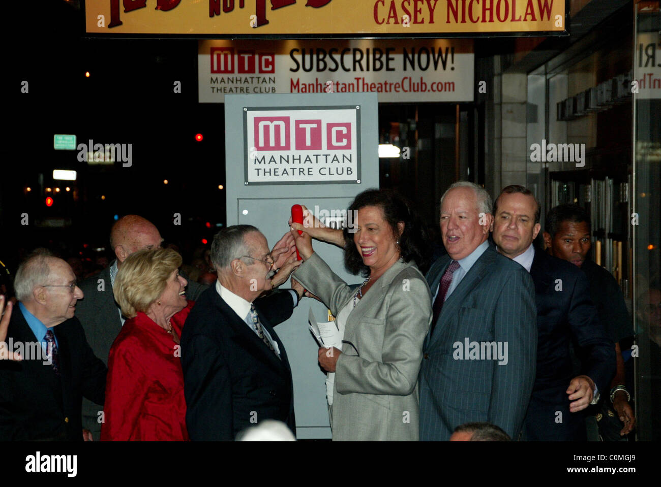 Harvey Sabinson, Shirley Herz, Lynne Meadow, Barry Grove MTC dedicates ...