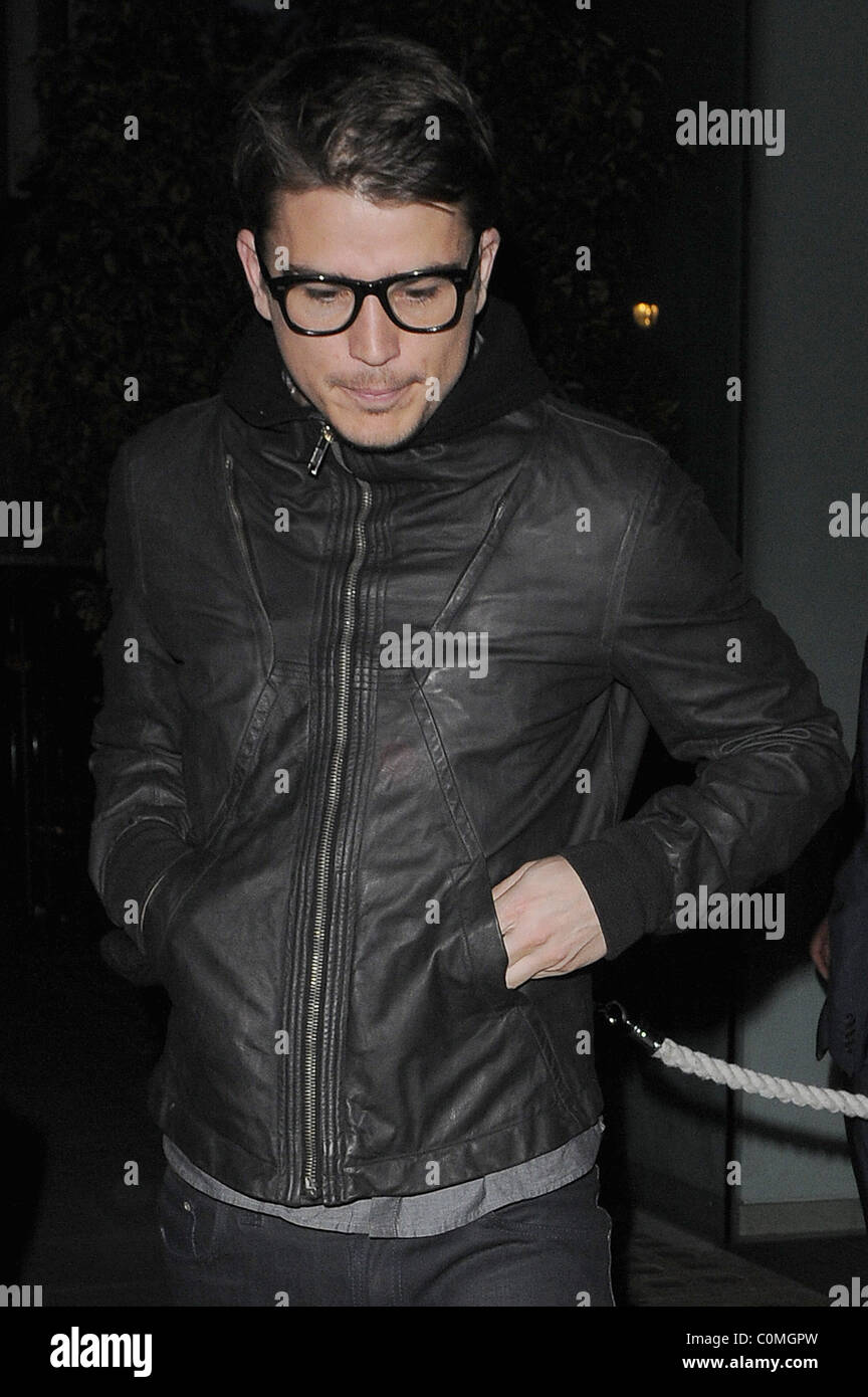 Josh Hartnett leaving Bungalow 8 nightclub at 2am. London, England - 16 ...
