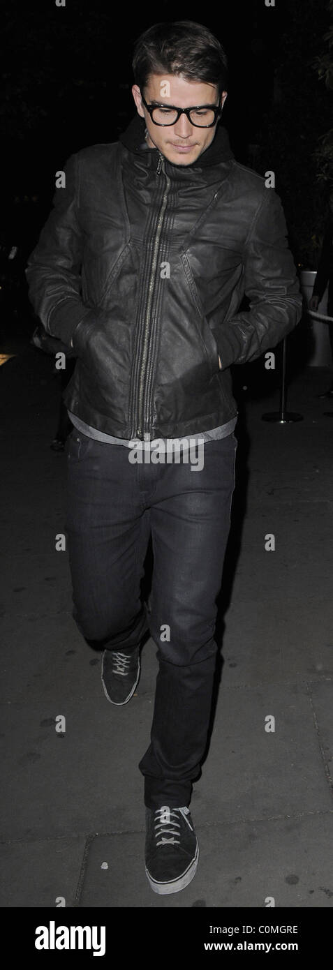 Josh Hartnett leaving Bungalow 8 nightclub at 2am. London, England - 16 ...