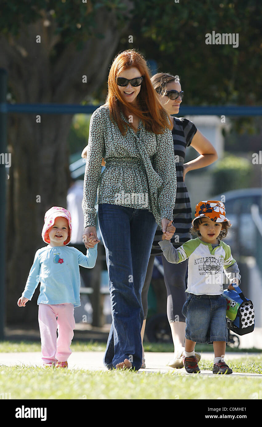 Marcia cross with her children hi-res stock photography and images - Alamy