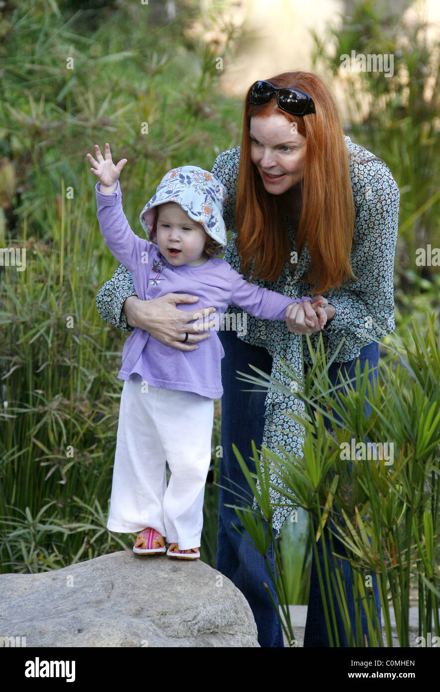 Marcia cross with her children hi-res stock photography and images - Alamy