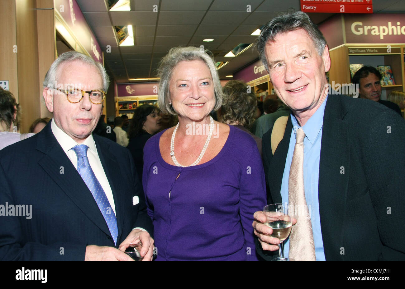 David Starkey, Kate Adie and Michael Palin The Foyles Summer Party at ...