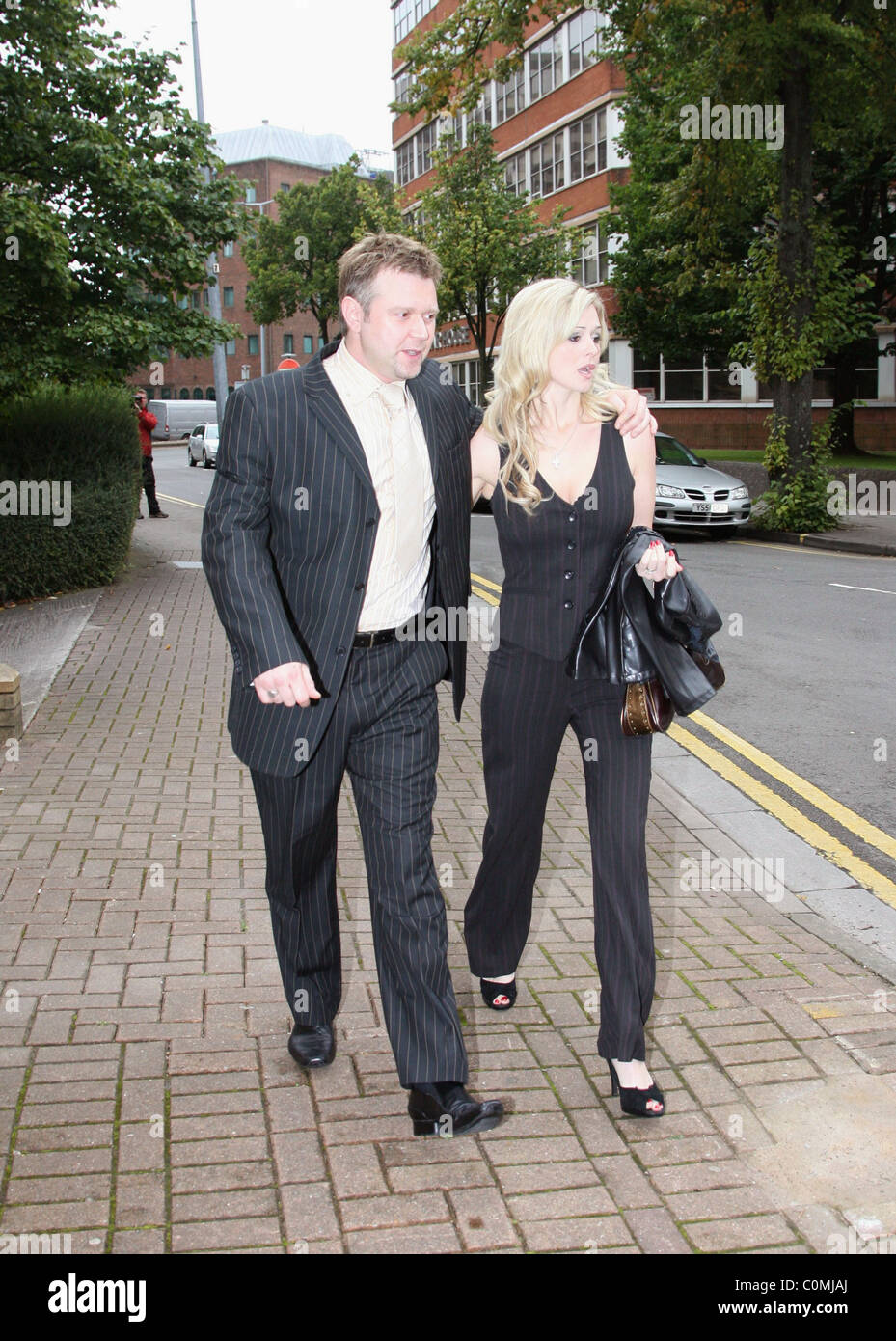 Darren Day leaving Cardiff Magistrates Court with his partner after ...