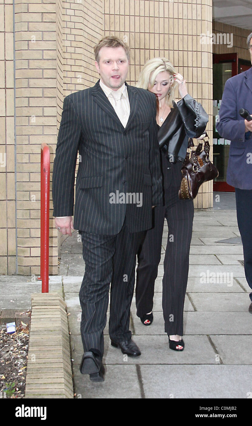 Darren Day leaving Cardiff Magistrates Court with his partner after ...