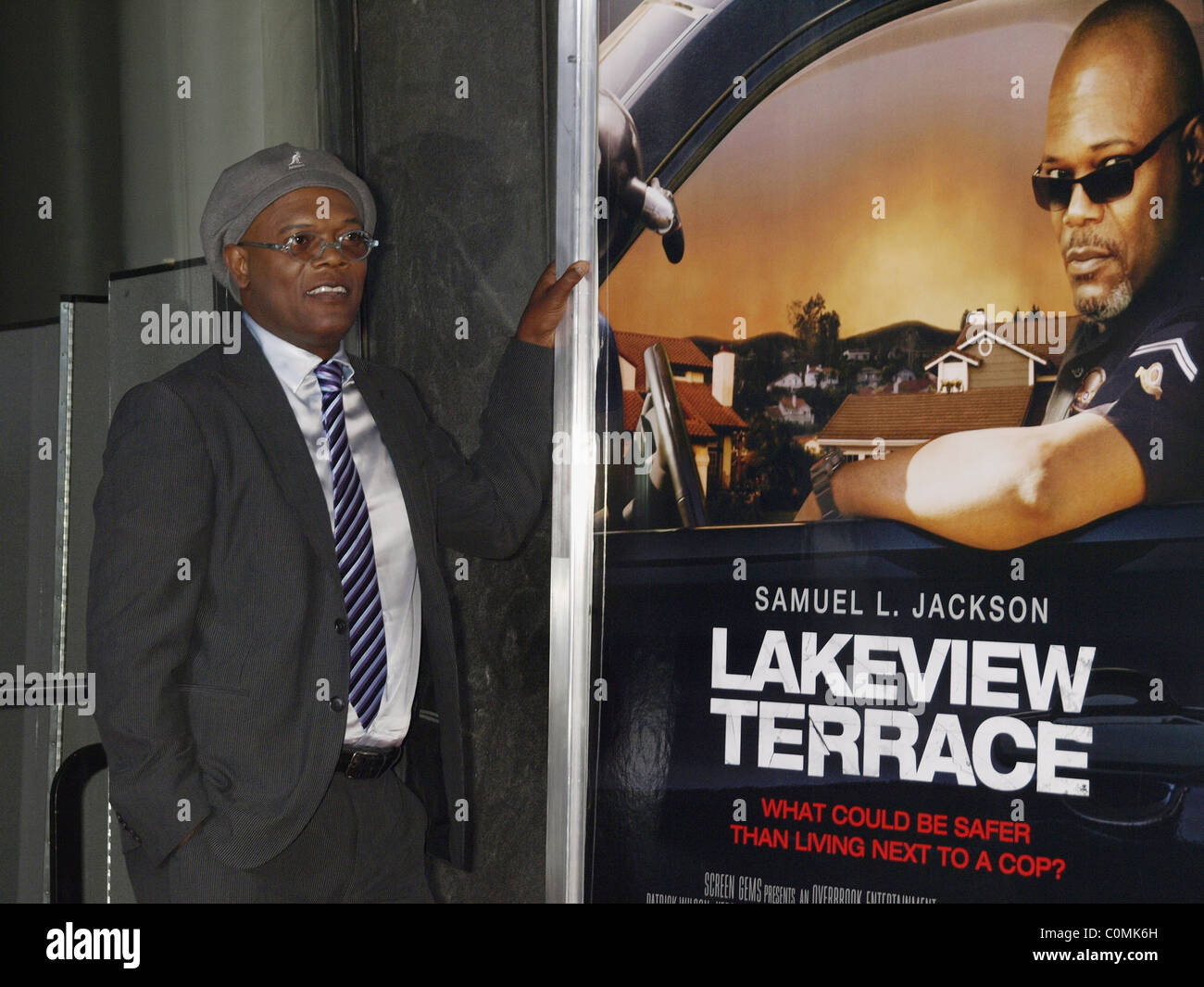 Samuel L. Jackson New York Premiere of 'Lakeview Terrace' at the AMC ...