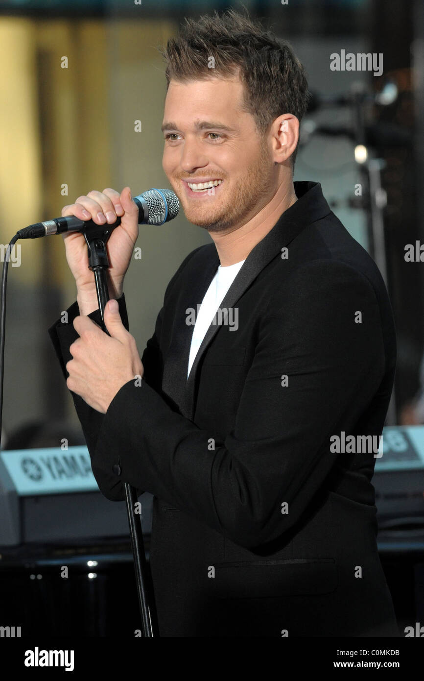 Michael Buble performs live on "The Today Show's" Concert Series from ...