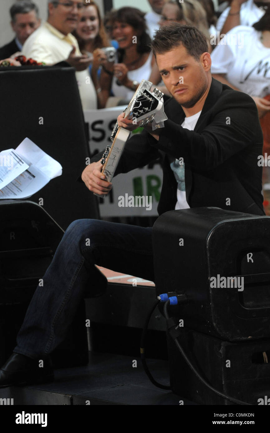 Michael Buble performs live on "The Today Show's" Concert Series from ...