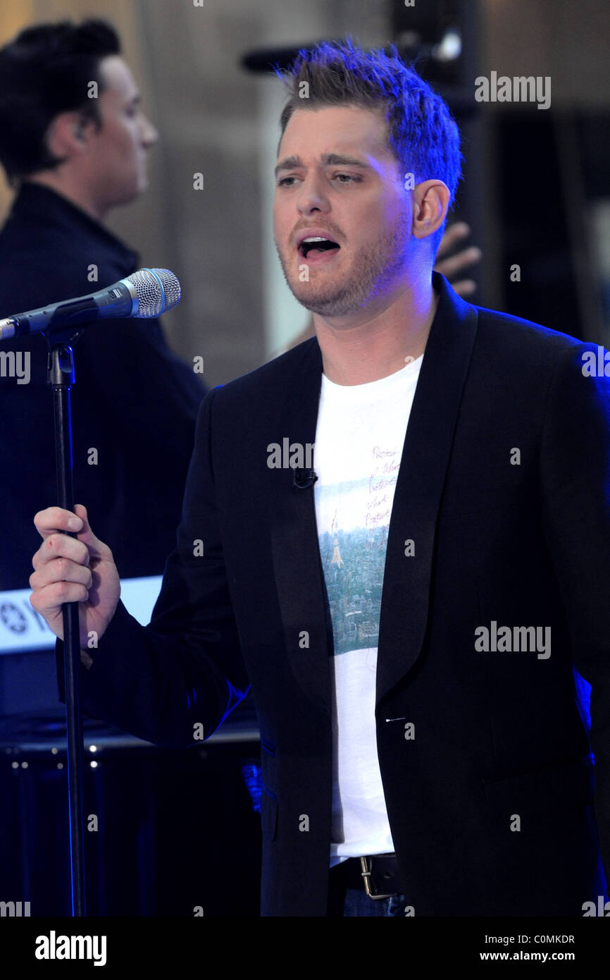 Michael Buble performs live on "The Today Show's" Concert Series from ...