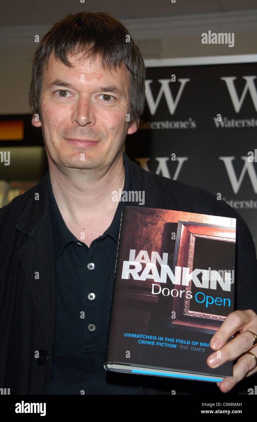 Author Ian Rankin signs copies of his new crime novel 'Doors Open' at ...