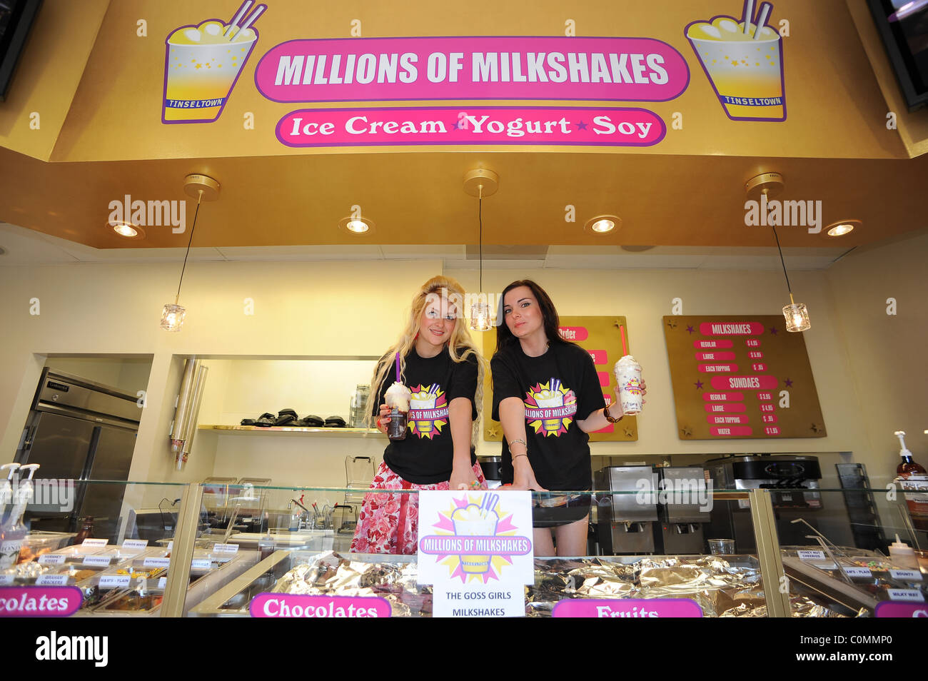 The Daily Star 'Goss Girls' visit Millions of Milkshakes Los Angeles ...