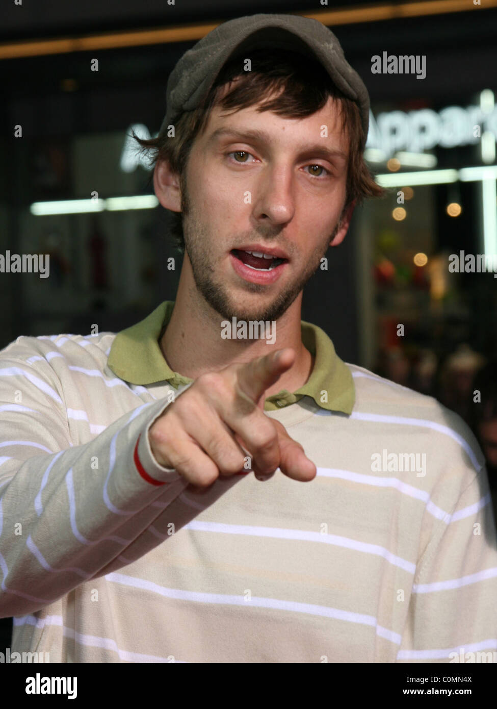 Joel David Moore Los Angeles Premiere of 'Eagle Eye' - held at Grauman ...
