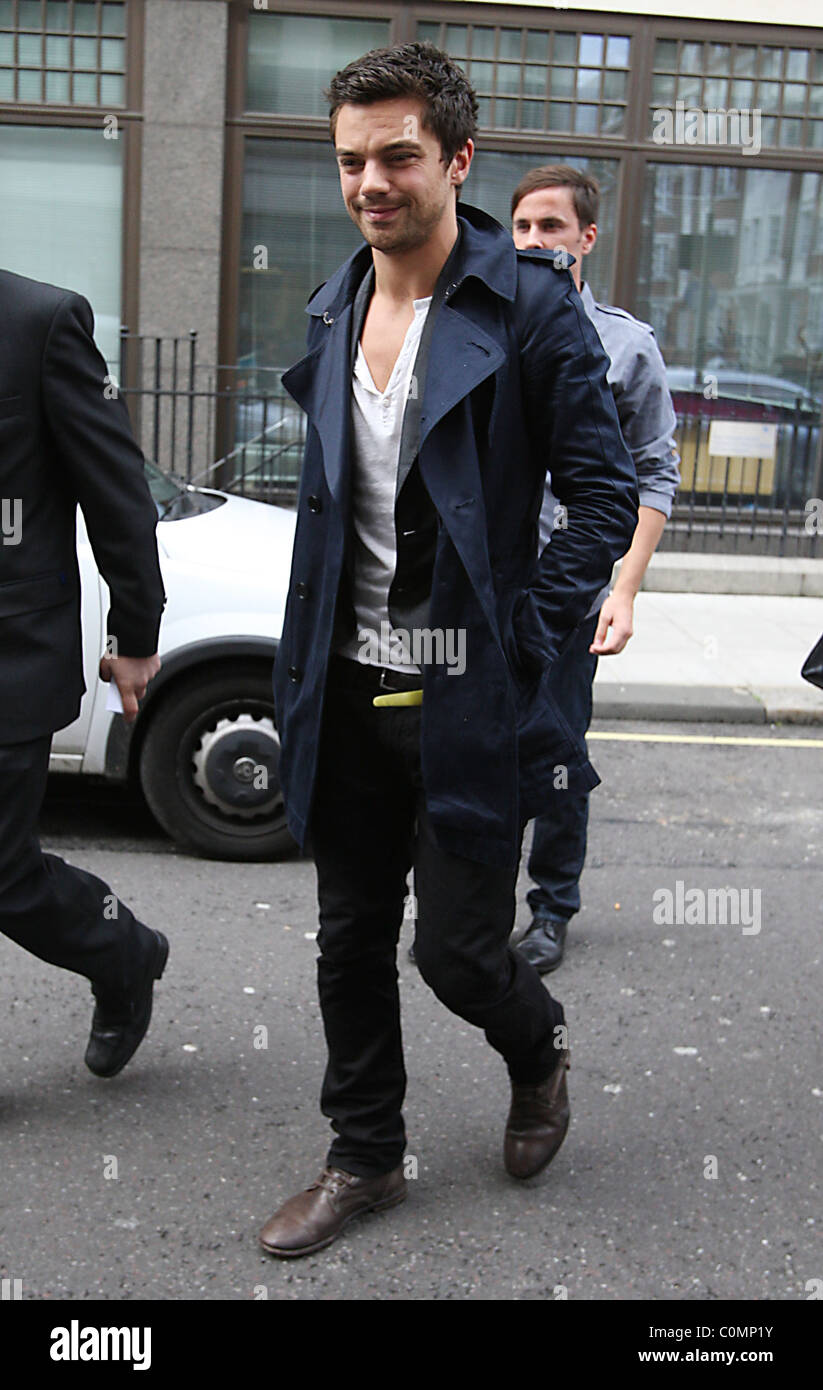 Dominic Cooper arrives at Time Out offices London, England - 02.09.08 ...