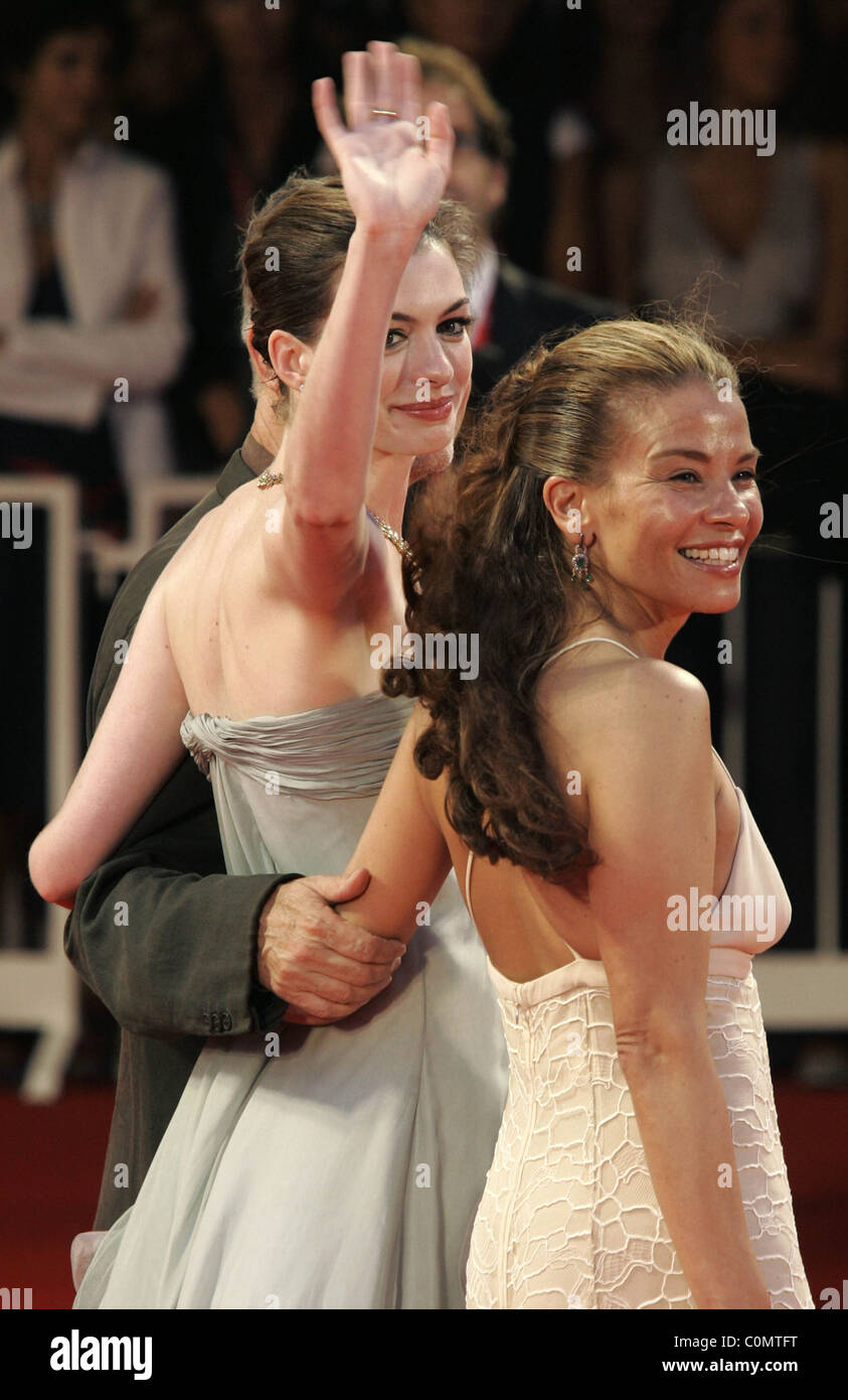 Jenny Lume, Anne Hathaway and Jonathan Demme The 2008 Venice Film ...