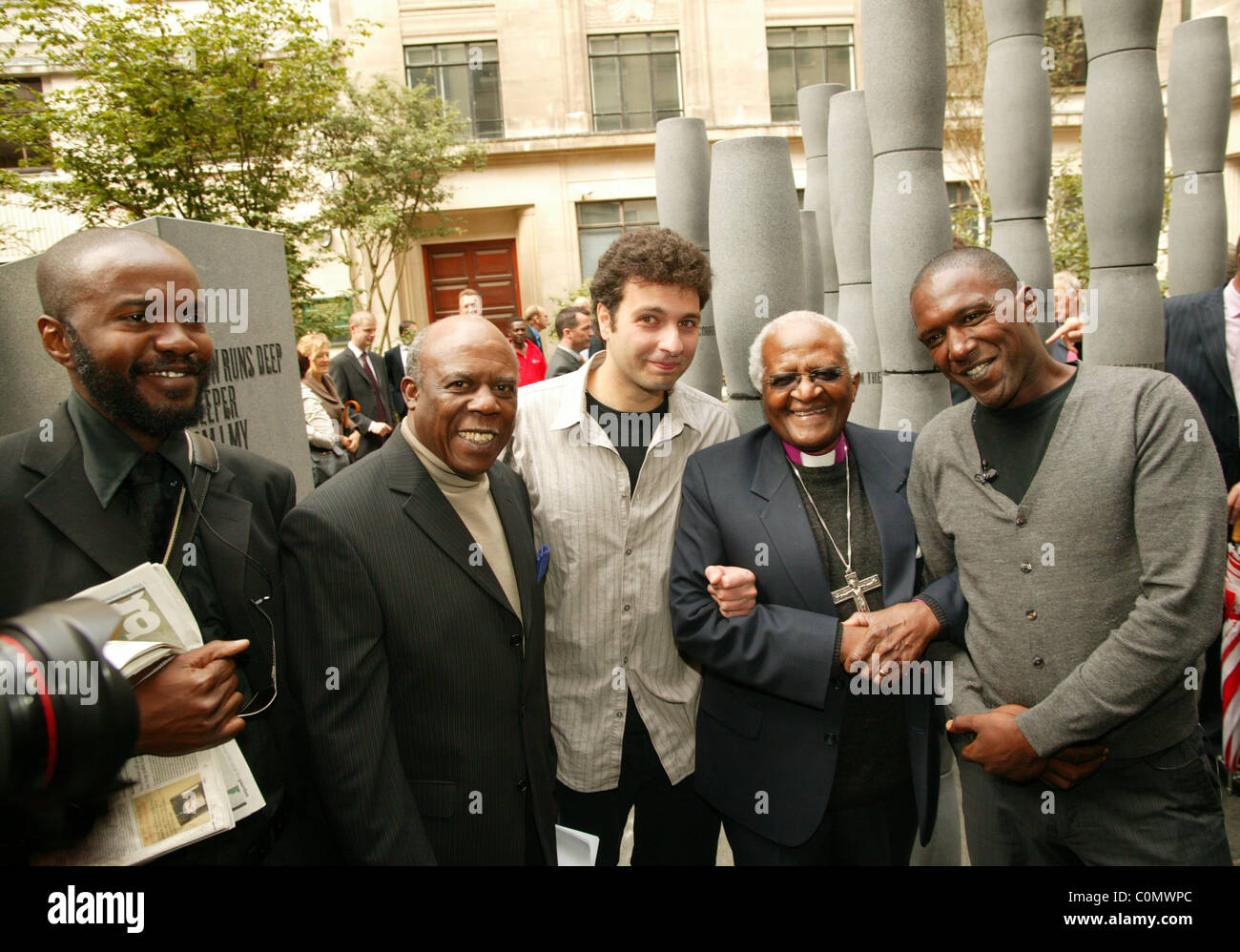 David McAlmont, Artist Michael Visocchi, Archbishop Desmond Tutu, and ...