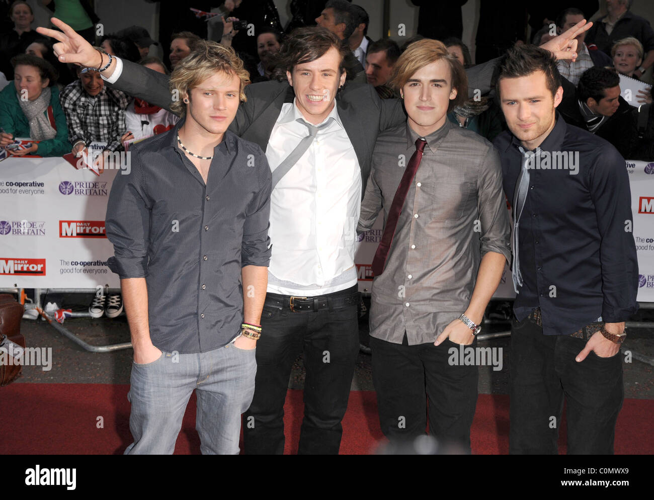 McFly at the 'Pride Of Britain' Awards at London Television Centre ...