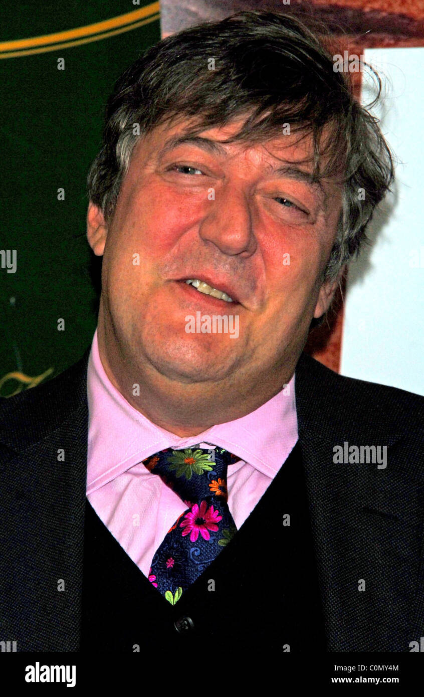 Stephen Fry signs copies of his new book 'Stephen Fry In America' at ...