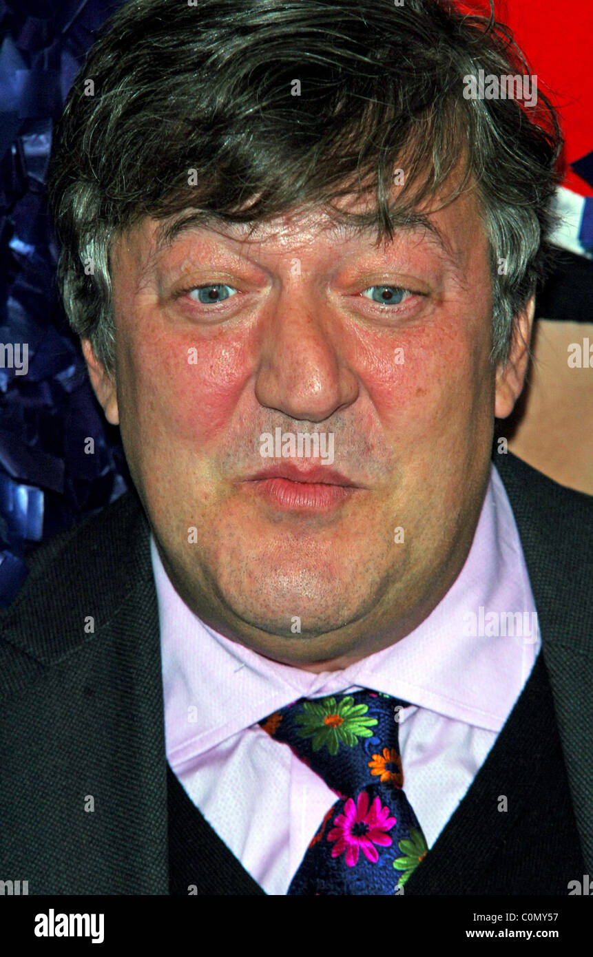 Stephen Fry signs copies of his new book 'Stephen Fry In America' at ...