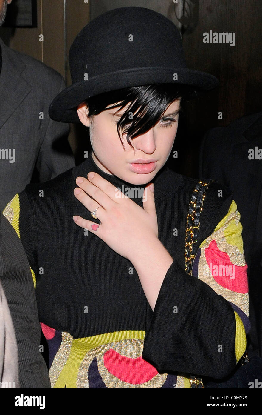 Kelly Osbourne and boyfriend Luke Worrell appear to be in high spirits ...