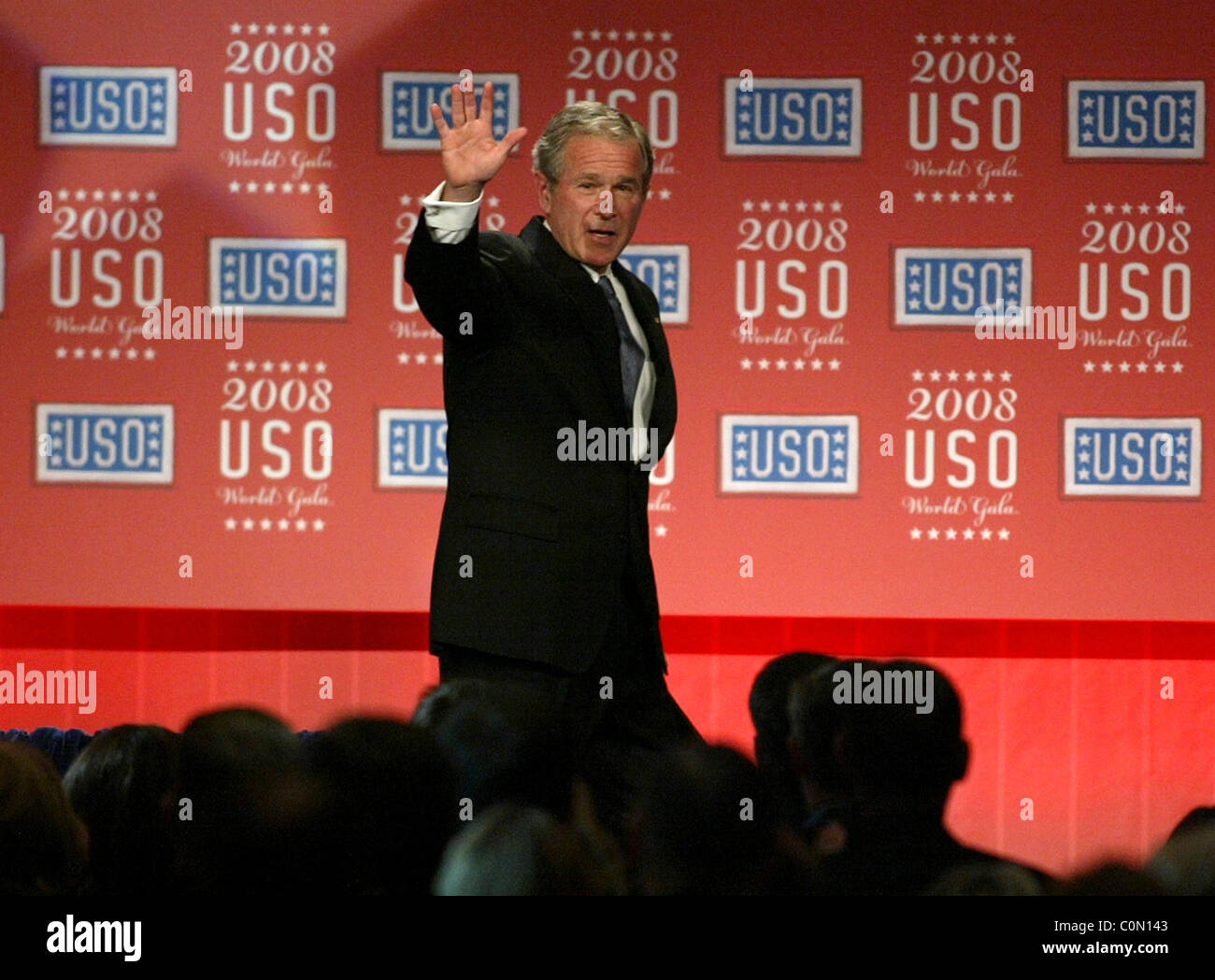 President George W. Bush 67th annual USO World Gala honoring military ...