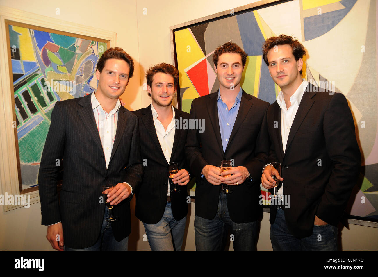 Classical Boy Band Blake artLONDON - Preview held at the Royal Hospital ...