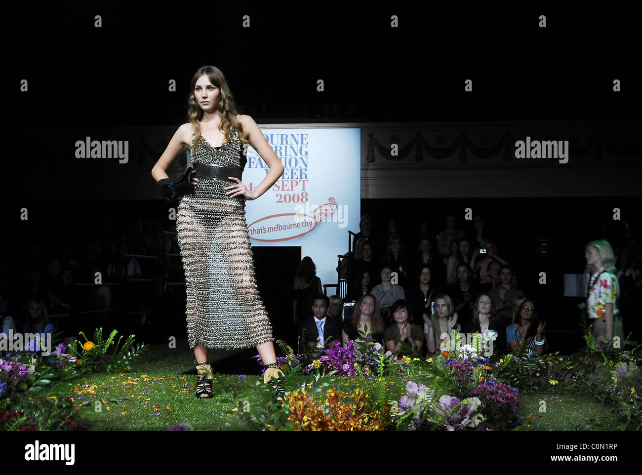 Supermodel Sally Graham models Ginger & Smart designs at The ...