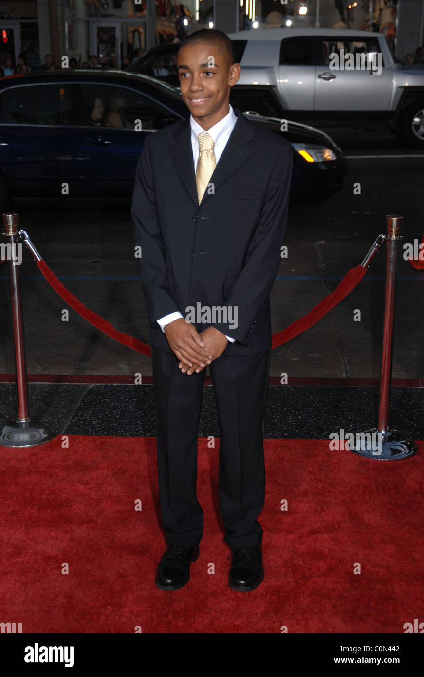 Justin Jones The Los Angeles Premiere of 'The Express' held at Grauman ...