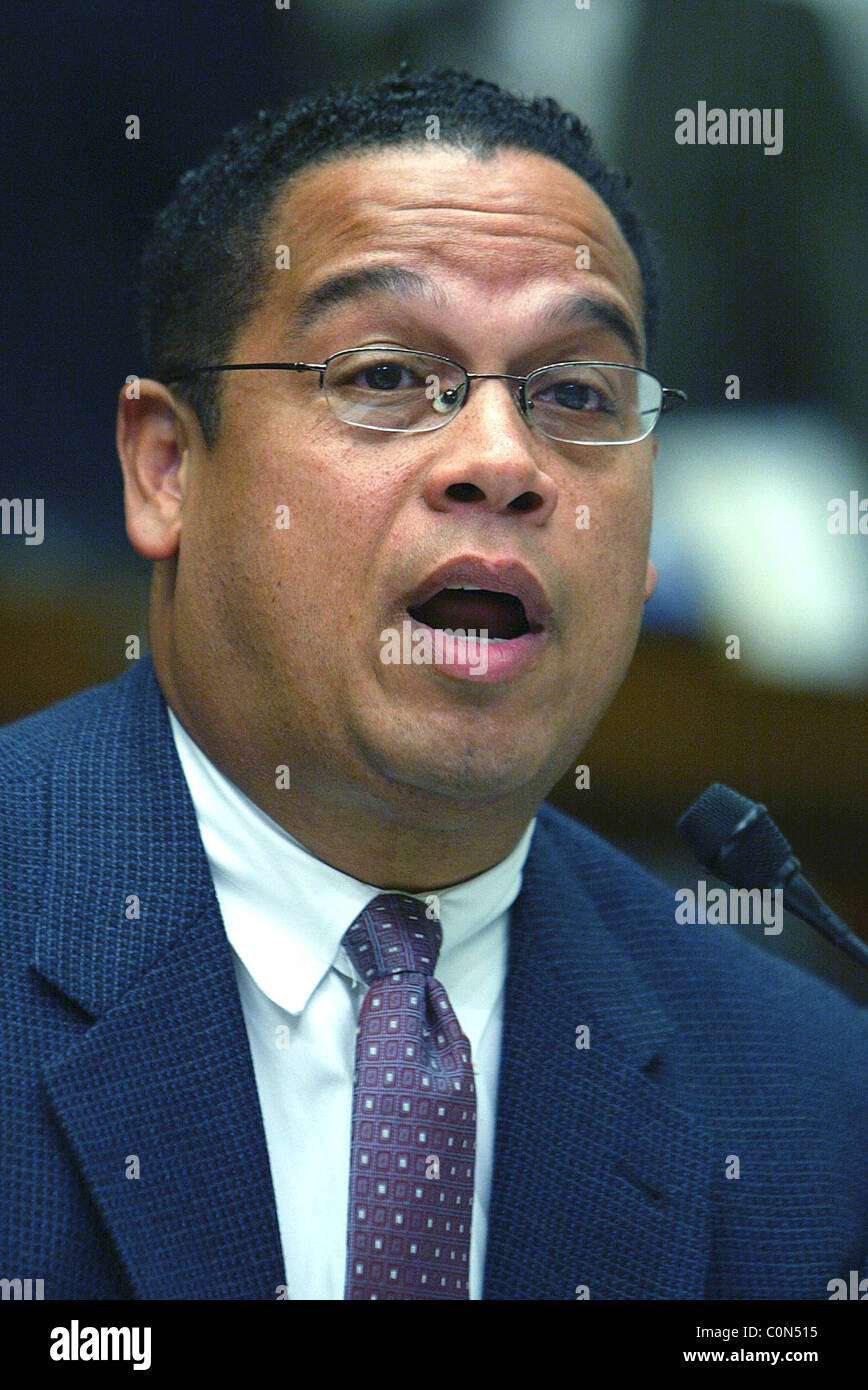 Congressman Keith Ellison speaks as the House Financial Services hold a ...