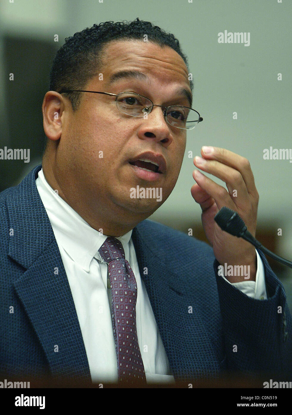 Congressman Keith Ellison speaks as the House Financial Services hold a ...