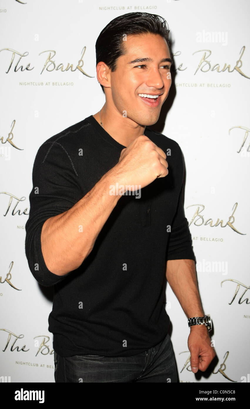 Mario Lopez celebrates his birthday at The Bank Nightclub in the ...