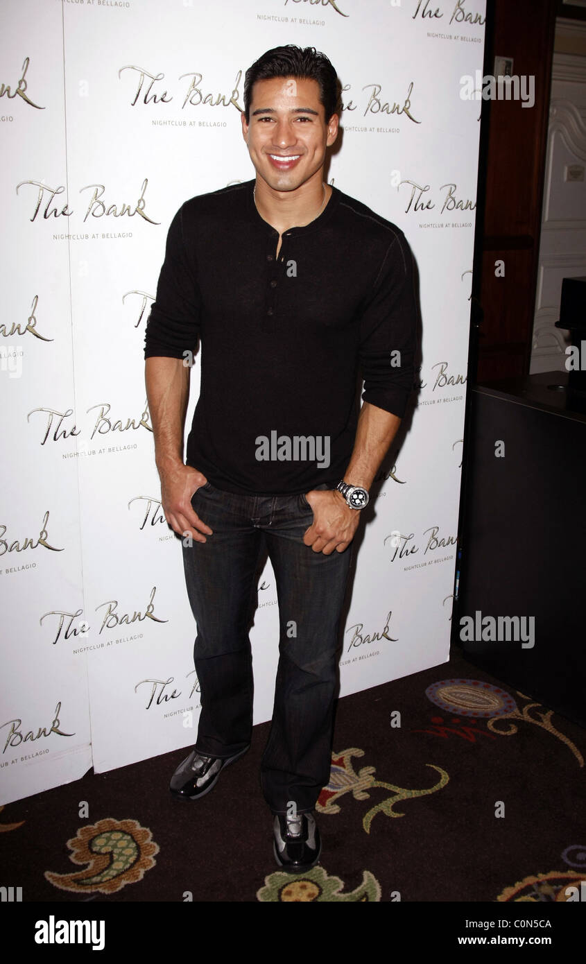 Mario Lopez celebrates his birthday at The Bank Nightclub in the ...