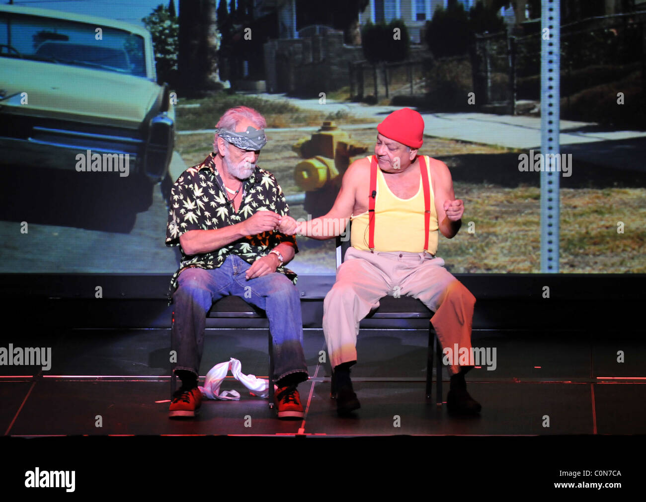Comedians Tommy Chong and Cheech Marin, better known as Cheech and ...