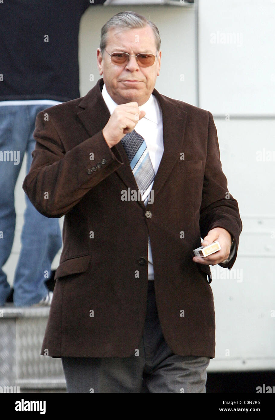 Warren Clarke Filming in Leeds for the trioligy Nineteen Seventy Four ...