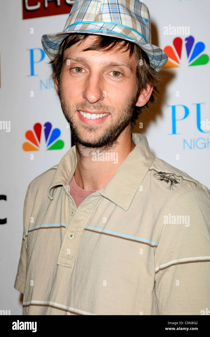 Joel David Moore Pure nightclub invited the cast of "Chuck" to ...