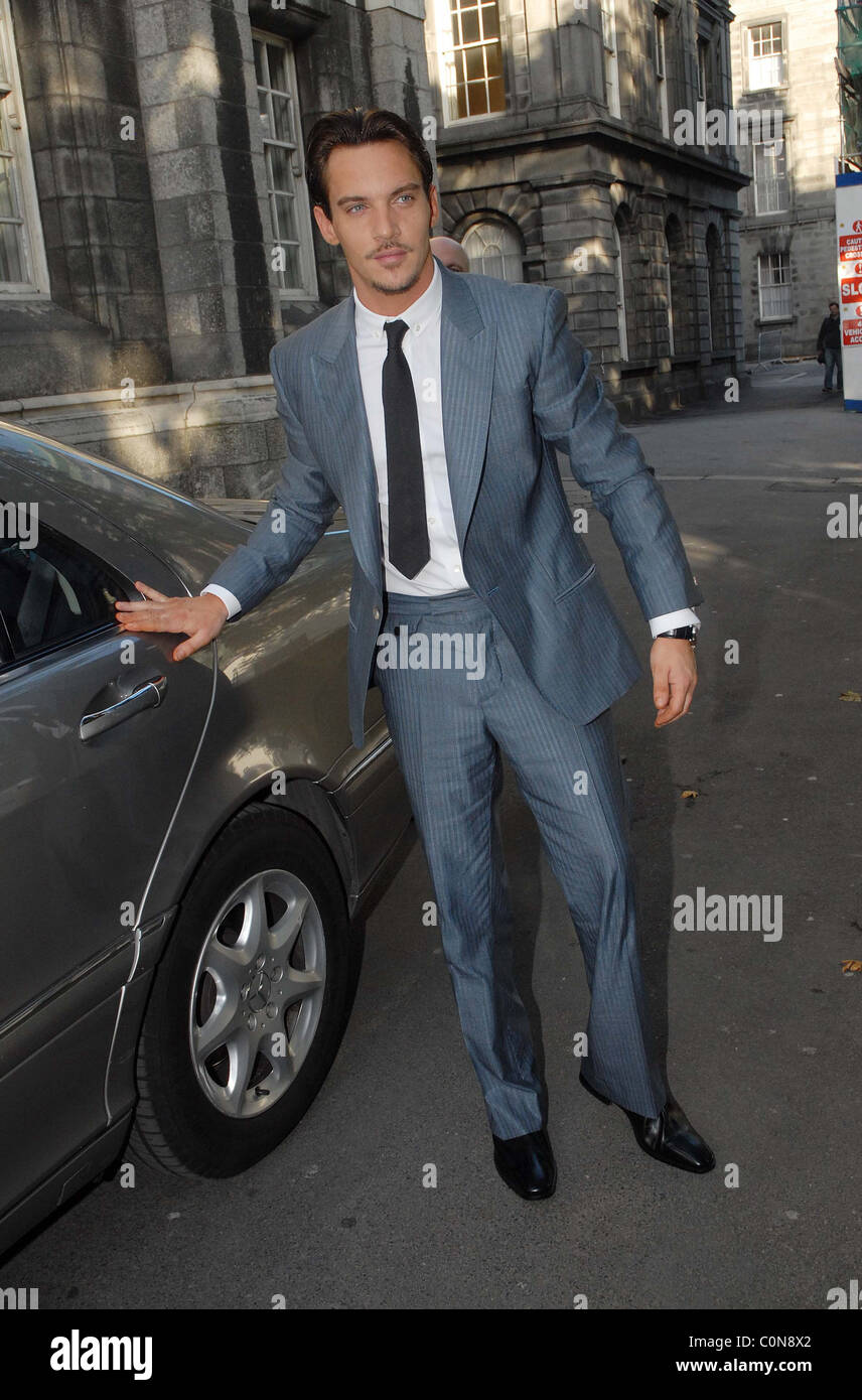 Jonathan Rhys Meyers is awarded with an honour from the Trinity College ...