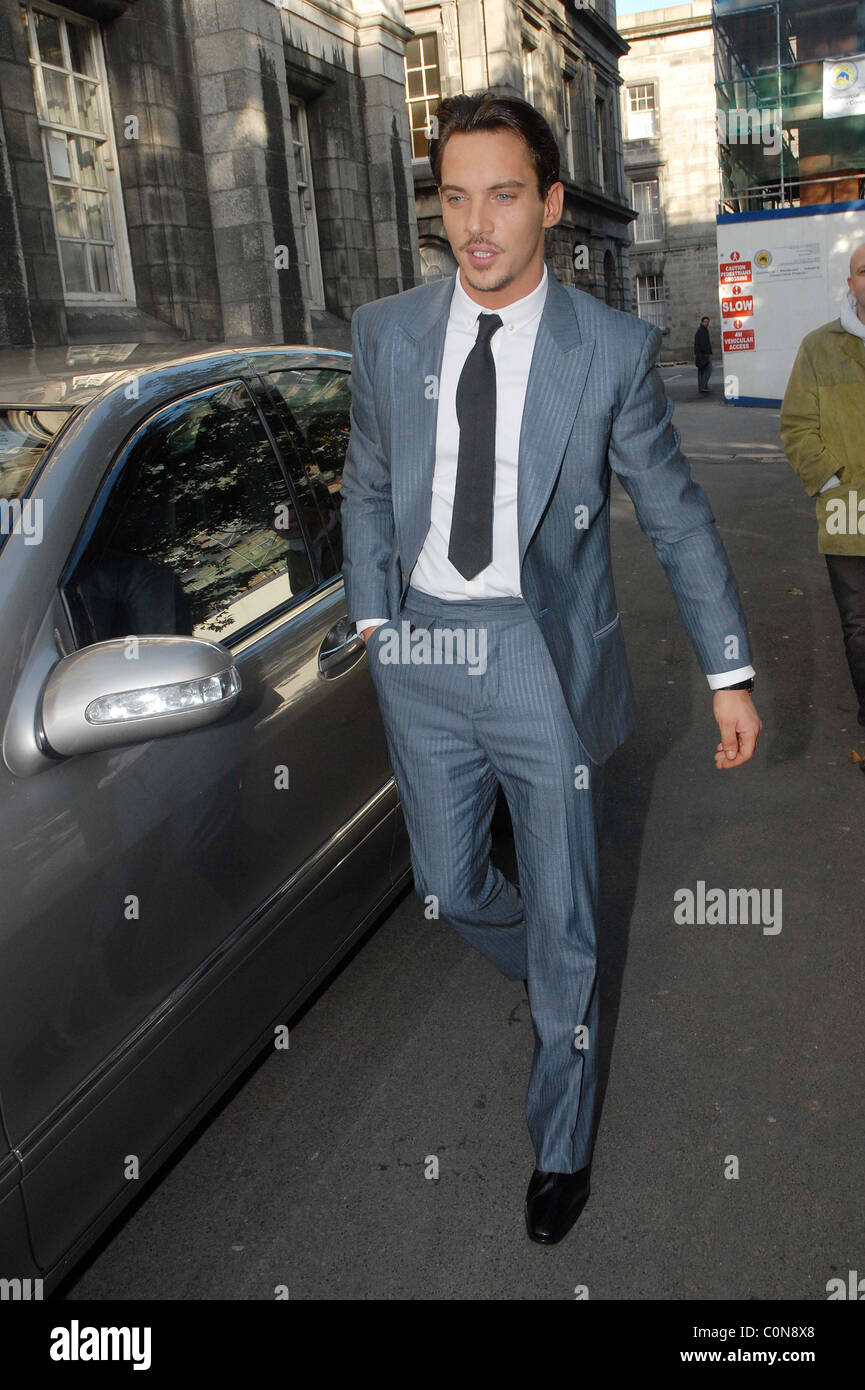 Jonathan Rhys Meyers is awarded with an honour from the Trinity College ...