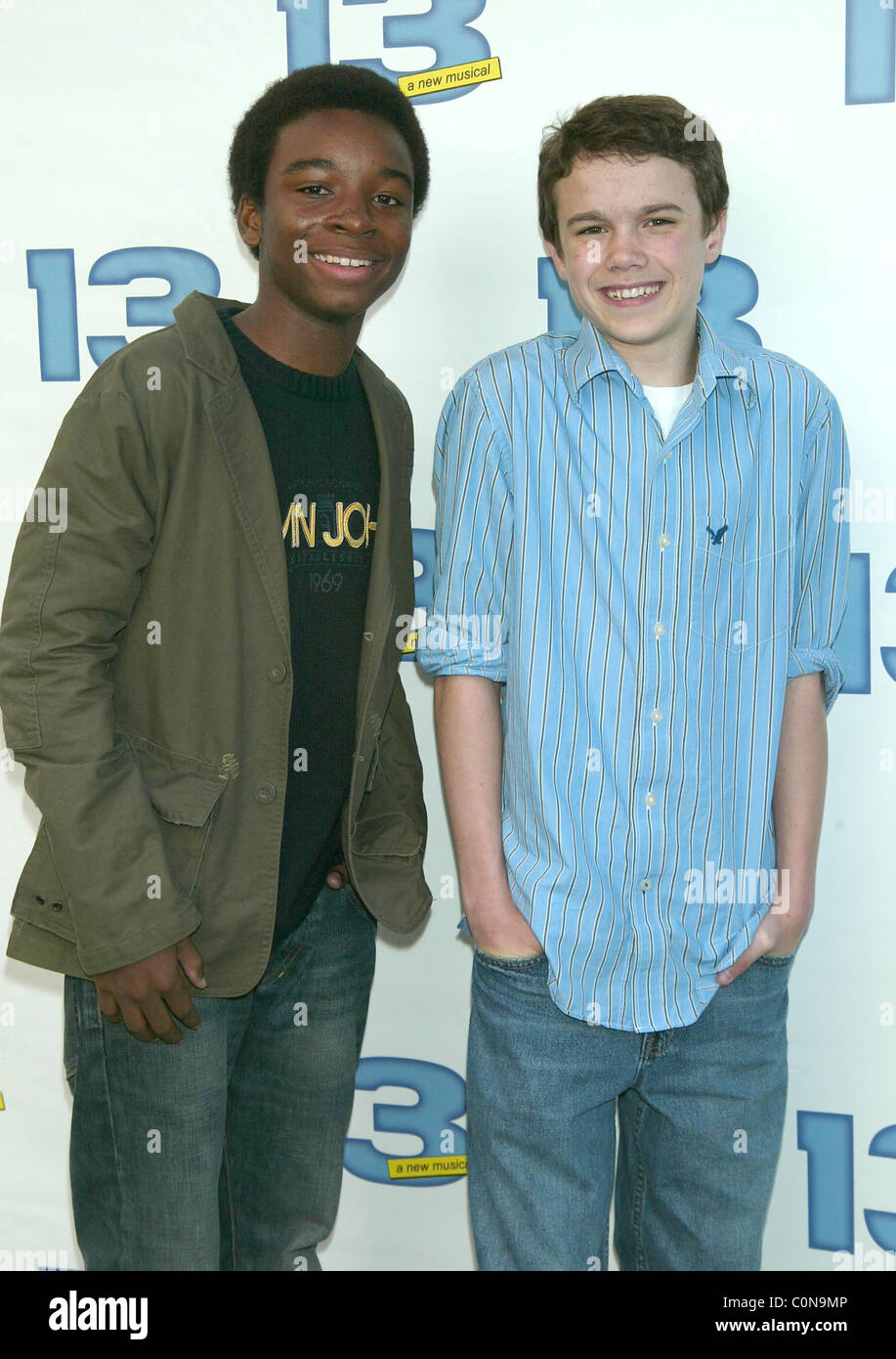 J.J. Singleton, Cody Hanford Opening Night of "Thirteen, A New Musical" on Broadway at the ...