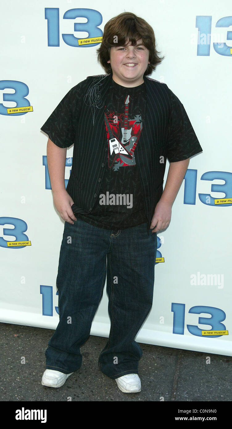 Josh Flitter Opening Night of "Thirteen, A New Musical" on Broadway at ...