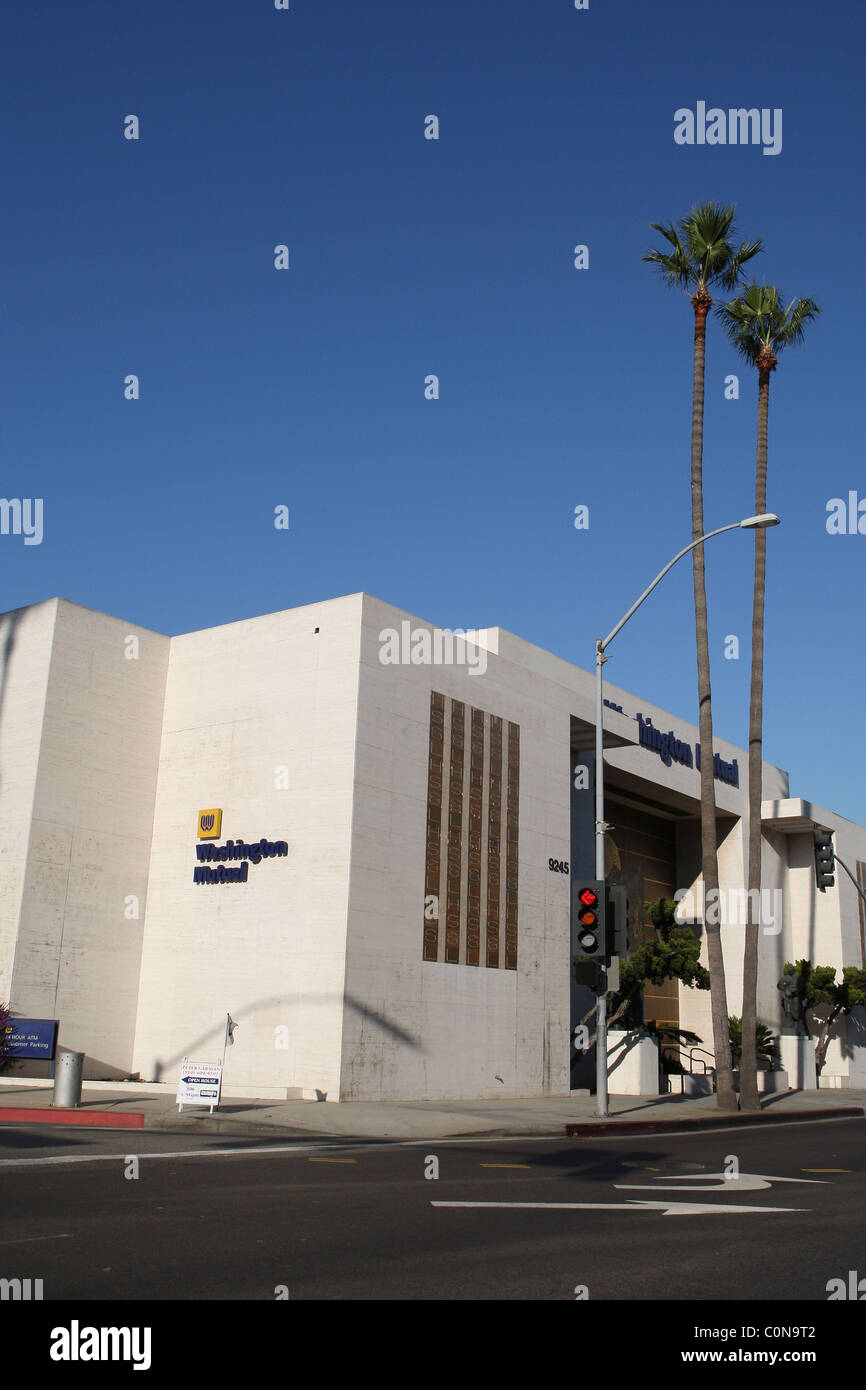 Washington Mutual branch in Los Angeles California, USA - 28.09.08 ...