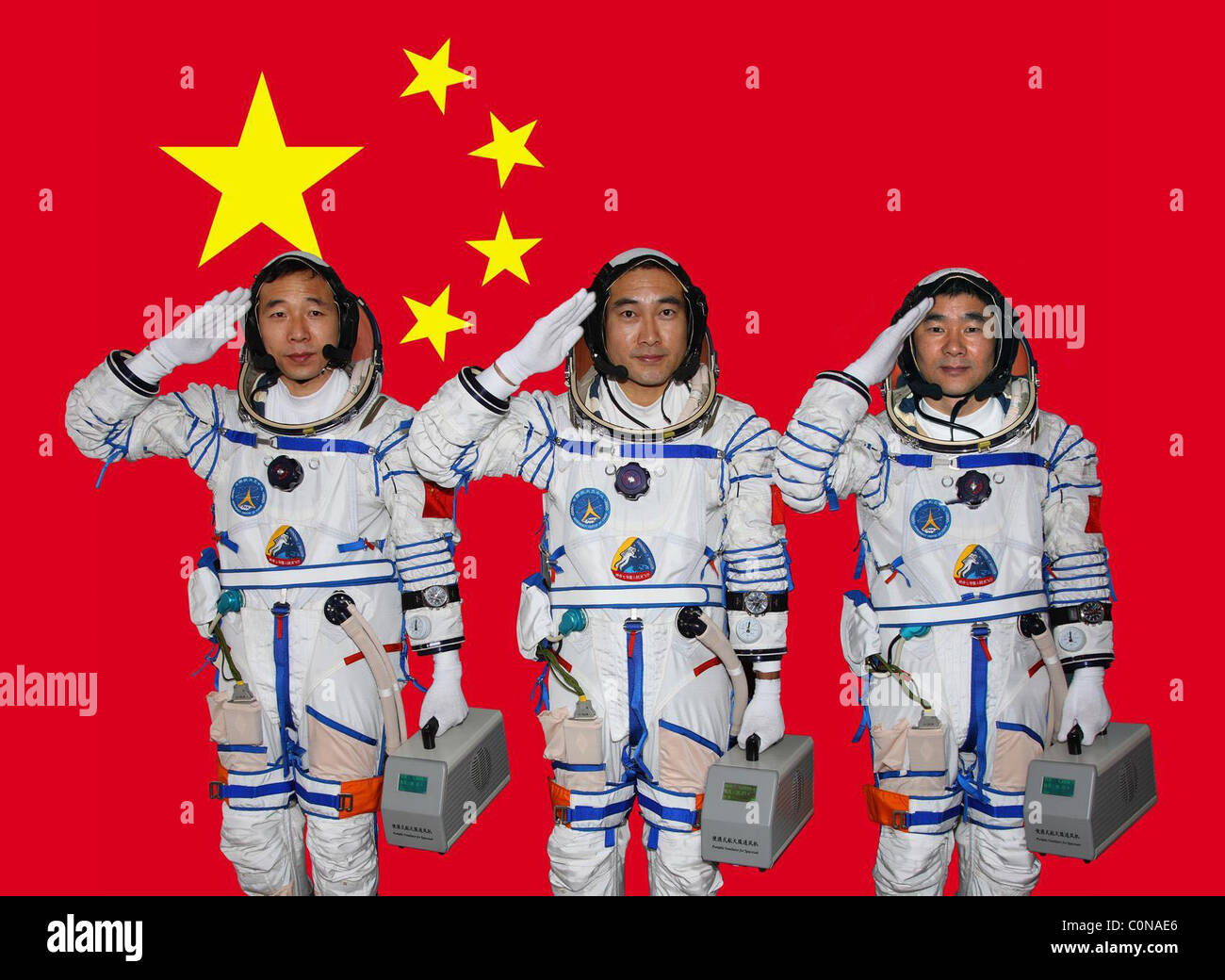 The three astronauts hi-res stock photography and images - Alamy