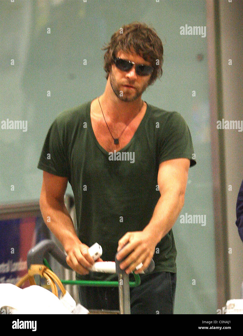 Howard Donald from Take That arriving at London's Heathrow airport ...
