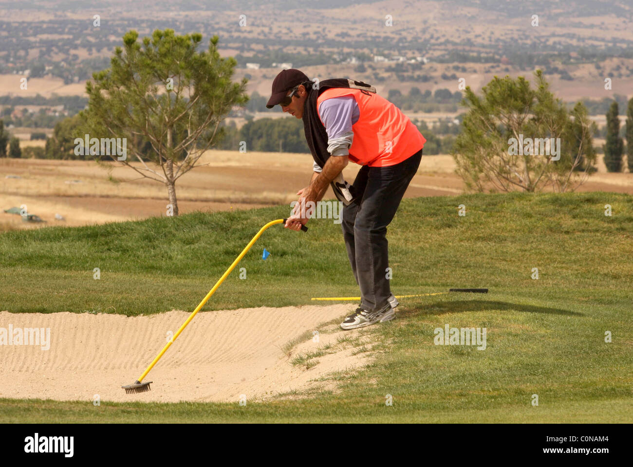 Tennis player Alex Corretja takes part in a Golf Tournament Madrid ...