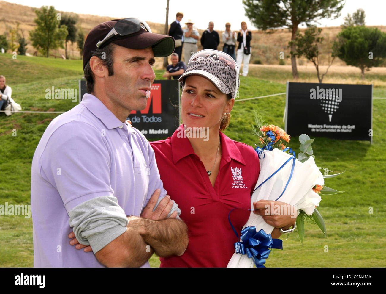 Tennis player Alex Corretja takes part in a Golf Tournament Madrid ...