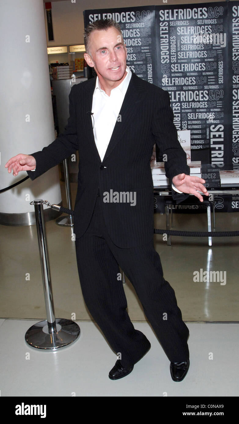 Gary Rhodes signs copies of his new cookery book at Foyles in ...