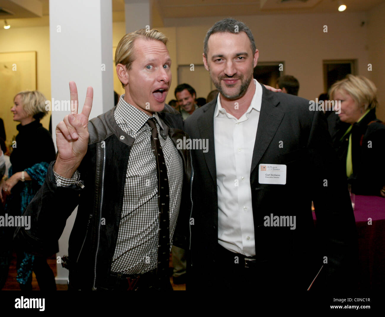 Carson Kressley with Ali Forney executive director Carl Siciliano Ali ...