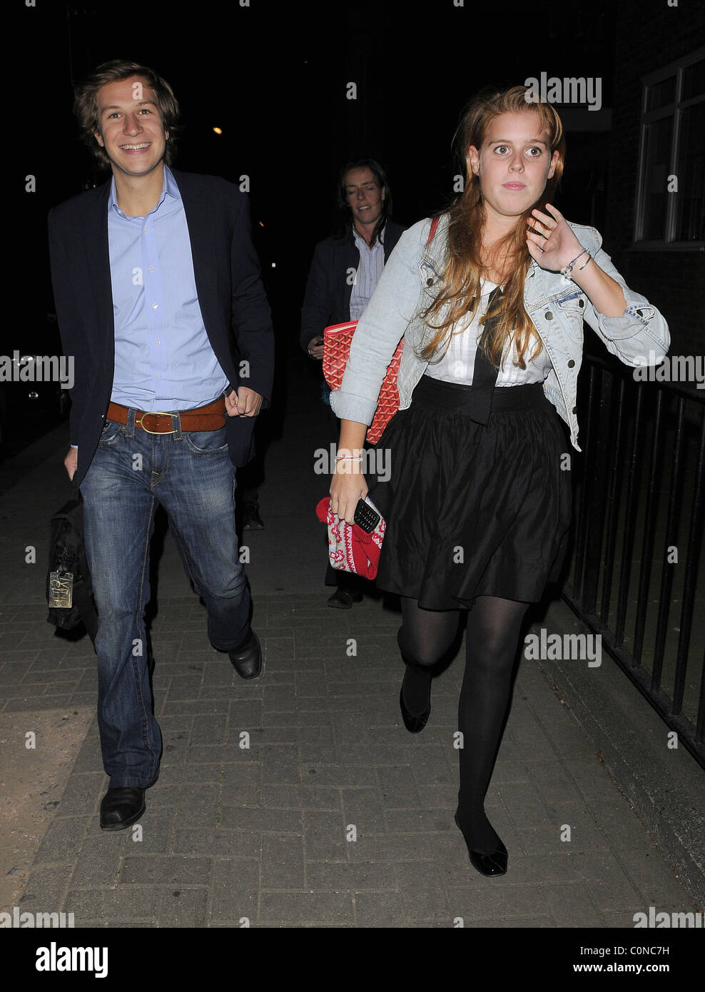 Princess Beatrice and her boyfriend Dave Clark are all smiles as they ...